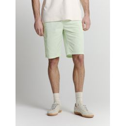 Chinohose NO EXCESS "NO EXCESS Chino-Shorts", Herren, Gr. L, gr&uuml;n (mint), 65% Baumwolle, 32% Polyamid, 3% Elasthan, Hosen Chinohose