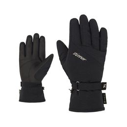 Skihandschuhe Ziener "KLAIRE-Z GTX GORE PLUS", Damen, Gr. 7.5, schwarz, Materialmix, Handschuhe