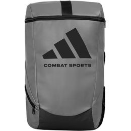 Sportrucksack adidas Performance "Sport Backpack" Gr. S, grau (grau, schwarz), Rucksäcke, S, Lederimitat