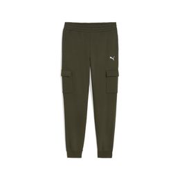 Puma Damen Sporthose "Essentials Cargohose Herren"schwarz olive grün, Gr. XS, unifarben, Obermaterial: 34% Polyester, 66% Baumwolle; Rippe: 97%