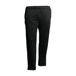 Sweathose Ahorn Sportswear, Herren, Gr. 7XL, EURO-Größen, schwarz, 70% Baumwolle, 30% Polyester, bestickt, meliert, lang, Hosen, in schlichtem Design