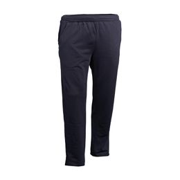Sweathose Ahorn Sportswear, Herren, Gr. 7XL, EURO-Größen, blau, 70% Baumwolle, 30% Polyester, bestickt, meliert, lang, Hosen, in schlichtem Design