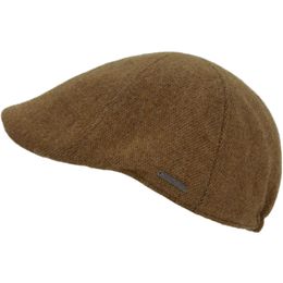 Schiebermütze Chillouts "Henning Hat", Damen, Gr. M (54/57), braun (camel), Obermaterial: 100% Wolle, unifarben, Mützen, aus wärmender Wolle, in zwei Größen für eine optimale Passform