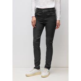 Stoffhose Street One, Damen, Gr. 36, Länge 32, schwarz, Stoff, 79% Viskose, 18% Nylon, 3% Elasthan, unifarben, comfort fit normal, Hosen