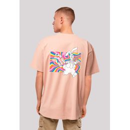T-Shirt F4NT4STIC "Alice im Wunderland Uhr Hase", Herren, Gr. 4XL, gelb (amber), Obermaterial: 100% Baumwolle, oversize, Rundhals, ohne Bündchen, Shirts, Premium Qualität, Nostalgie, Kinderserie