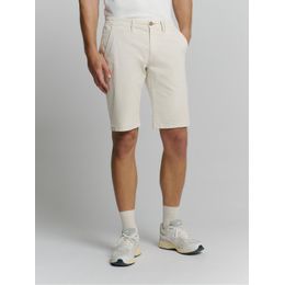 Chinohose NO EXCESS "NO EXCESS Chino-Shorts", Herren, Gr. 36, grau (stone), 98% Baumwolle, 2% elasthan, Hosen Chinohose