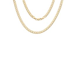Kette ohne Anhänger Firetti "Schmuck Geschenk Silber 925 Halsschmuck Halskette Panzerkette" Gr. 45, gold (gelbgoldfarben), Halsketten, Damen, 45, Silber 925 (Sterlingsilber), B: 4,8mm, B:4,8mm