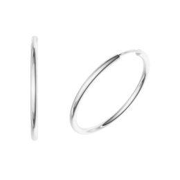 Paar Creolen Firetti "Schmuck Geschenk Silber 925 2,0 mm breit" Gr. 30, silber (silberfarben), Ohrringe, Damen, 30, Silber 925 (Sterlingsilber), Made in Germany