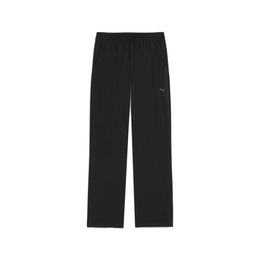 Trainingshose Puma "High-Waist-Athleisure-Hose Damen", Damen, Gr. L, Normalgrößen, schwarz, Obermaterial: 100% Polyester; Taschenfutter: 100% Polyester, regular fit, Hosen