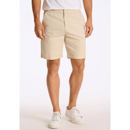 Shorts LINDBERGH "LINDBERGH Freizeitshorts", Herren, Gr. XL, beige (lt stone), Obermaterial: 98% Baumwolle, 2% Elasthan, weit, Hosen Shorts
