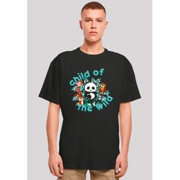 T-Shirt F4NT4STIC "Heroes of Childhood Tao Tao Child Of The Wild", Herren, Gr. 4XL, schwarz, Obermaterial: 100% Baumwolle, oversize, Rundhals, ohne Bündchen, Shirts, Retro, Heroes of Childhood, TV Serie