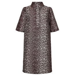 N&uuml;mph Jerseykleid N&Uuml;MPH "N&uuml;mph Dress NUVILO", Damen, Gr. 34, shopping bag, Obermaterial: 57% Polyester, 31% Viskose, 12% Metall, Kleider Jerseykleid