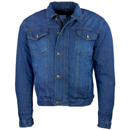 Motorradjacke Roleff "Jeans Aramid" Gr. XXXL, blau, Jacken, Damen, 3XL, Obermaterial: 100% Baumwolle. Innenfutter: 100% Aramid, 6 Taschen