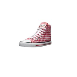 Sneaker Ethletic "White Cap Hi Cut", Gr. 36, rosa (tweed pink, just weiß), Obermaterial: 100% Baumwolle; Futter: 100% Baumwolle; Decksohle: 100% Baumwolle; Sohle: 100% Naturkautschuk, Schuhe Sneakerboots Canvassneaker Sneaker high, Keine Angabe