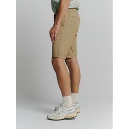 Chinohose NO EXCESS "NO EXCESS Chino-Shorts", Herren, Gr. L, grün (khaki), 65% Baumwolle, 32% Polyamid, 3% Elasthan, Hosen