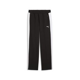 Sporthose Puma "T7 Relaxed Jacquard Trainingshose Erwachsene", Herren, Gr. XXL, Normalgrößen, schwarz, weiß, Obermaterial: 88% Baumwolle, 12% Polyester; Seitentasche – Oben: 100% Baumwolle; Seitentasche – Unten: 88% Baumwolle, 12% Polyester, unifarben, relaxed fit, Hosen