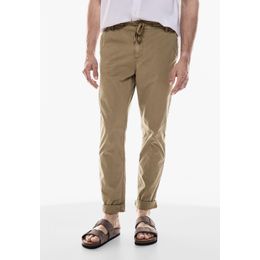 Chinos Street One MEN, Herren, Gr. 32, Länge 34, beige (schwarz beach sand), Web, 98% Baumwolle, 2% Elasthan, unifarben, gerade lang, Hosen, Middle Waist