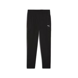Trainingshose Puma "TAD TECH Gewebte Cargohose Herren", Herren, Gr. L, Normalgrößen, schwarz, 100% Polyester, regular fit, Hosen