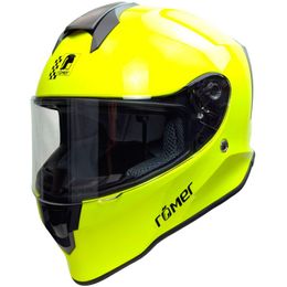 R&Ouml;MER HELME Motorradhelm R&Ouml;MER HELME "Siegen" Gr. M, gelb (neongelb), Helme, M Kopfumfang: 57cm - 58cm
