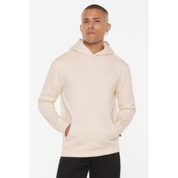 Kapuzensweatshirt Harlem Soul, Herren, Gr. XL, beige (ecru), Material: 65% Baumwolle, 35% Polyester, unifarben, regular fit, Rundhals, eingesetzt Rippb&uuml;ndchen, Sweatshirts, mit weicher Innenseite