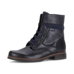 Gabor Damen Schn&uuml;rstiefelette, Gr. 35nachtblau, Kalbsleder, unifarben, Schuhe, Blockabsatz, Schn&uuml;rboots, Businessschuh mit Best Fitting Ausstattung