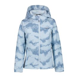 Outdoorjacke Icepeak "Icepeak Softshell jacke Kulm Jr", Jungen, Gr. 128, eisblau, 95% Polyester, 5% Elasthan, Jacken Outdoorjacke
