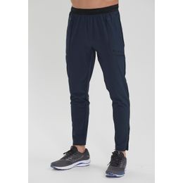 Sporthose Virtus "Kodos", Herren, Gr. L, EURO-Größen, blau (dunkelblau), 90% Polyester, 10% Elasthan, unifarben, lang, Hosen, aus elastischem 4-Wege-Stretch