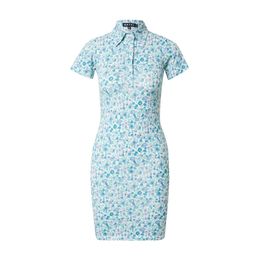 Motel Kleid 'Sajeeve' Damen Gr&ouml;&szlig;e 42 hellblau / lila Winterkleid
