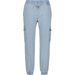 alife and kickin Stoffhose ALIFE & KICKIN "Damen AngeliqueAK DNM A", Damen, Gr. XL, Normalgrößen, blau (light denim washed), 98% Baumwolle, 2% Elasthan, Hosen