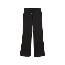 Sporthose Puma "HER Bequeme Straight Fit High-Waist-Hose Damen", Damen, Gr. XL, Normalgr&ouml;&szlig;en, schwarz, 68% Baumwolle, 32% Polyester, unifarben, comfort fit, Hosen Sporthose