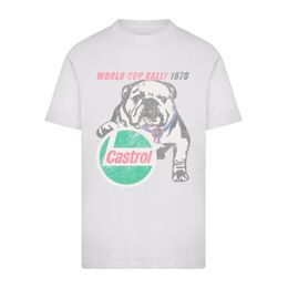 T-Shirt F4NT4STIC "Castrol 1970", Herren, Gr. 4XL, weiß, Obermaterial: 100% Baumwolle, regular fit, Rundhals, ohne Bündchen, Shirts, Official Merch