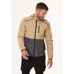 Outdoorjacke Endurance "Hugoee", Herren, Gr. XL, beige, 100% Polyester, mehrfarbig, normal, ohne Ausschnitt, Jacken Outdoorjacke, aus winddichtem Material