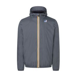 Arbeitsjacke K-way "K-way Funktionsjacke LE VRAI 4.0 CLAUDE WARM", Herren, Gr. L, grau shadow dk, Obermaterial: 100% Nylon, Füllung: 100% Polyester, Jacken