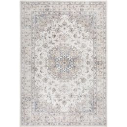 Teppich LUXOR living "Prima 3" Gr. 4, beige (creme), B:160cm H:7mm L:230cm, Kunstfaser, Teppiche, Teppich, Kurzflor, Orient-Optik, Vintage Design, auch als L&auml;ufer erh&auml;ltlich