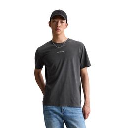 Marc O'Polo T-Shirt MARC O'POLO DENIM "aus soft-touch Bio-Baumwolle", Herren, Gr. L, schwarz, Obermaterial: 100% Baumwolle, unifarben, relaxed fit, Rundhals, normaler Saum, Shirts