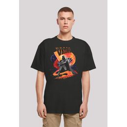 T-Shirt F4NT4STIC "Star Wars Darth Vader Swirling Fury", Herren, Gr. 4XL, schwarz, Obermaterial: 100% Baumwolle, oversize, Rundhals, ohne Bündchen, Shirts, Print