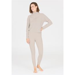 ENDURANCE ATHLECIA Trainingstights ATHLECIA "Aliya", Damen, Gr. 34, EURO-Größen, weiß (altweiß), 75% Nylon, 25% Elasthan, unifarben, Hosen, im stretchy Design mit flachen Nähten