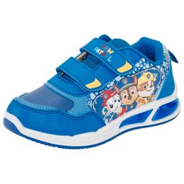 Sneaker Disney "PAW PATROL", Gr. 27, blau, Synthetik, Schuhe, mit cooler Blinkfunktion