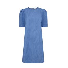 N&uuml;mph Jerseykleid N&Uuml;MPH "N&uuml;mph DRESS NUKAYLIE", Damen, Gr. 40, provence, Obermaterial: 70% Baumwolle, 28% Polyester, 2% Elasthan, Kleider Jerseykleid