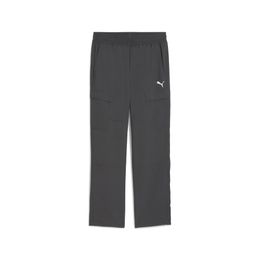 Sporthose Puma "WARDROBE ESS Relaxed Cargohose Herren", Damen, Gr. L, Normalgrößen, dusky gray, Obermaterial: 100% Nylon; Seitentasche – Oben: 100% Polyester; Seitentasche – Unten: 100% Nylon; Rücktaschenbeutel: 100% Polyester, unifarben, relaxed fit, Hosen