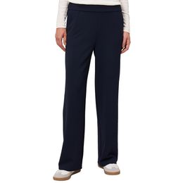Zero Damen Stoffhose "Damen Stoffhose mit elastischem Bund 30 Inch"hydrangea, Gr. 34, unifarben, Twill, Obermaterial: 96% Polyester, 4% Elastan.