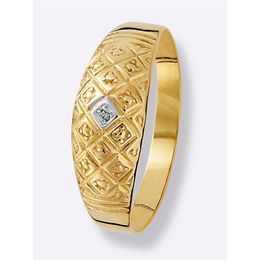 Fingerring Lady Gr. 16, gold (gelbgold 375), Fingerringe, Damen, 16, Metall