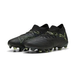 Fußballschuh Puma "FUTURE 8 MATCH FG/AG Fußballschuhe Damen", Gr. 37,5, gelb (schwarz fizzy light grün terrain gelb), Obermaterial: Textil, Synthetik; Futter: Textil, Synthetik; Innensohle: Textil; Laufsohle: Synthetik, Schuhe