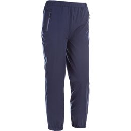 Regenhose ZIGZAG "Bloomer", Kinder, Gr. 104, EURO-Größen, blau (dunkelblau), 90% Polyester, 10% Elasthan, unifarben, lang, Hosen, mit wasser- und winddichter Membran