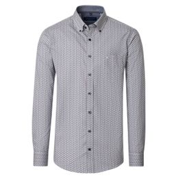 Langarmhemd Casamoda "Casamoda Freizeithemd Print", Herren, Gr. 4XL, Normalgrößen, grün, 100% Baumwolle, bedruckt, comfort fit, Hemden