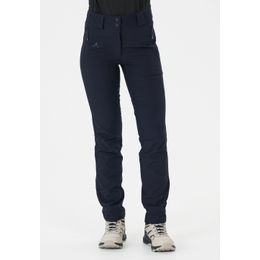 Softshellhose WHISTLER "Gerd", Damen, Gr. 46, EURO-Größen, blau (dunkelblau), 92% Polyester, 8% Elasthan, unifarben, lang, Hosen, aus atmungsaktivem und robustem Stretch