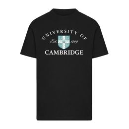 T-Shirt F4NT4STIC "University Of Cambridge Est 1209", Herren, Gr. L, schwarz, Obermaterial: 100% Baumwolle, regular fit, Rundhals, ohne Bündchen, Shirts, Official Merch