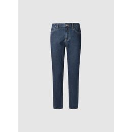High-waist-Jeans Pepe Jeans "TAPERED JEANS HW", Damen, Gr. 25, Länge 30, schwarz enzyme, Denim/Jeans, Obermaterial: 98% Baumwolle, 2% Elasthan, gerade, unten schmal lang, Jeans