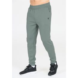Sweathose Virtus "Taro", Herren, Gr. L, US-Größen, blau (himmelblau), 78% Polyester, 17% Viskose, 5% Elasthan, unifarben, lang, Hosen, mit angenehmem Dehnbund