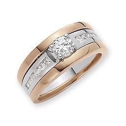 Ring-Set Firetti "Multipack Schmuck Geschenk Silber 925 Fingerringe" Gr. 16, rosa (silberfarben, ros&eacute;goldfarben, kristallwei&szlig;), Fingerringe, Damen, 16, Silber 925 (Sterlingsilber), 5mm, mit Zirkonia (synth.)